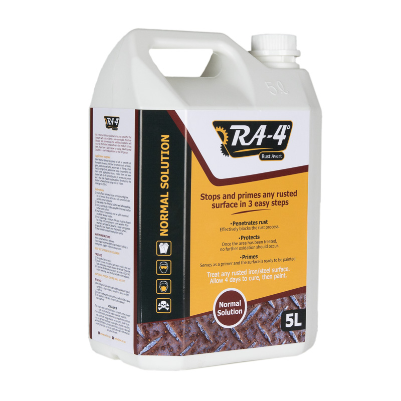 RA4 – Rust prevention Chemical – Remove rust from any surface